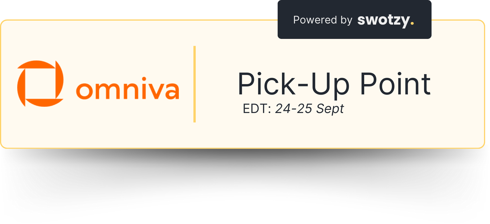 Omniva Pick-up Point – Help Center